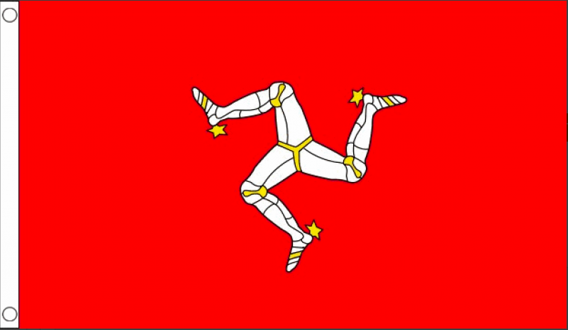 Isle of Man flag 3ft x 2ft – Flagseller
