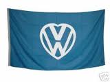 I love my VW heart logo flag - DARK BLUE 5ft x3ft – Flagseller