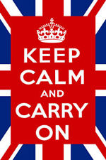 Keep calm and carry on flag union flag style 5ft x 3ft – Flagseller