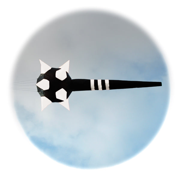 Spike Sock windsock - WHITE / BLACK line laundry by Spirit of Air ...